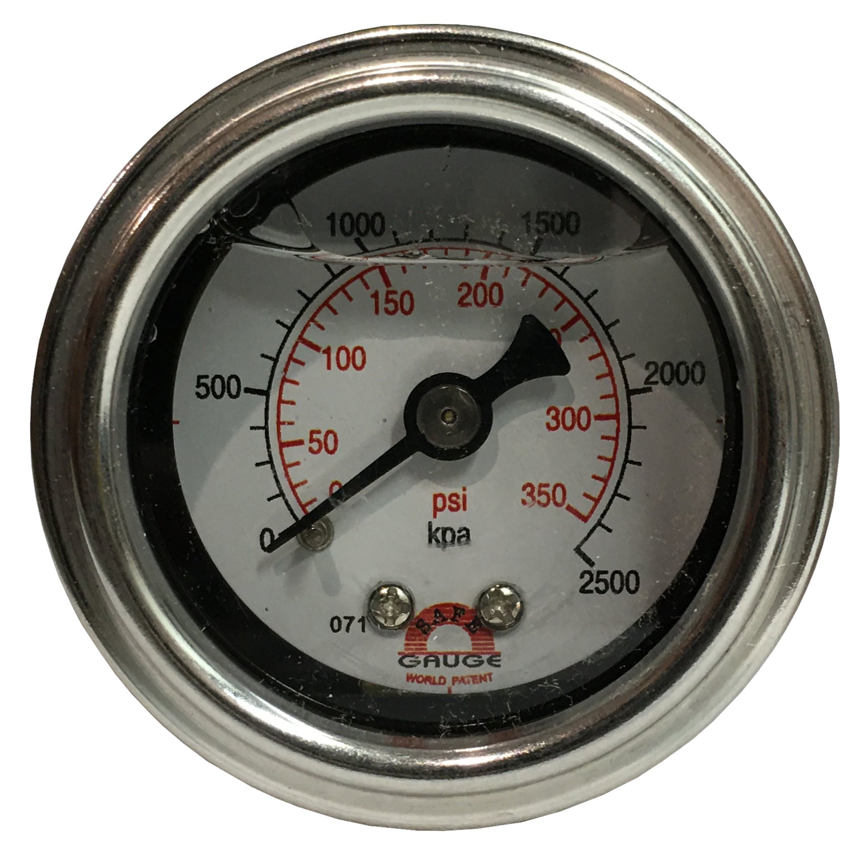 Akron Brass Pressure Gauge; 0-2500 KPA/0-350 PSI, 718322 – ResQstore