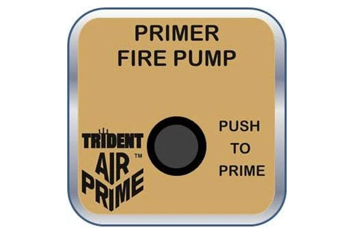 Trident Air Primer Parts - Push Button, Label, and Mounting Plate Asse ...