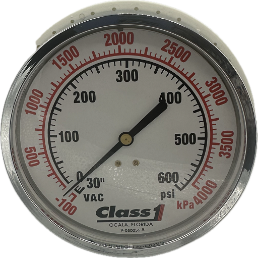 4.5" Class 1 Fire Service Pressure Gauges; Dual Read PSI/KPA, 91585860 ...