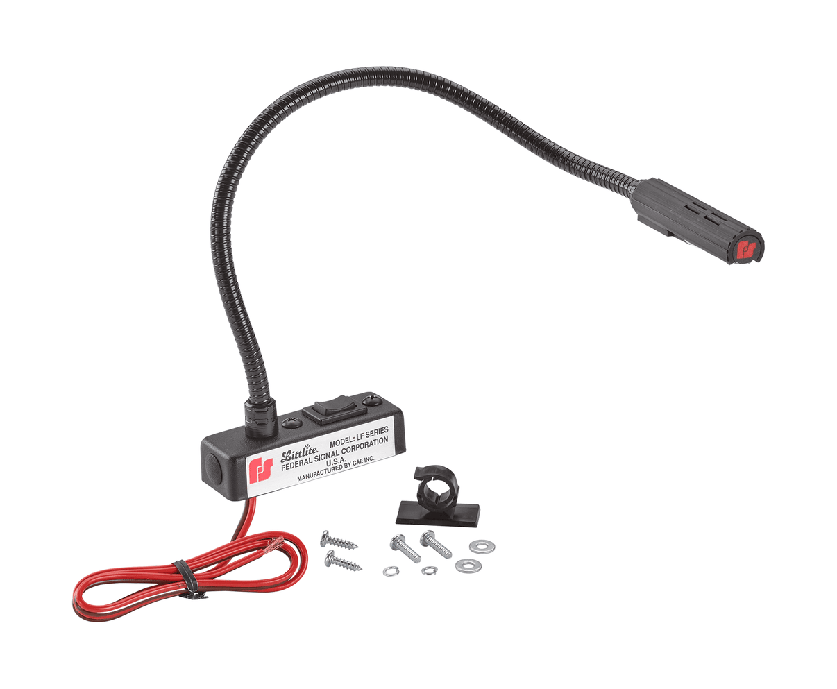 Police/Fire Littlite LED Gooseneck Map Light, Wired Base,LF12TSB-LED,L ...