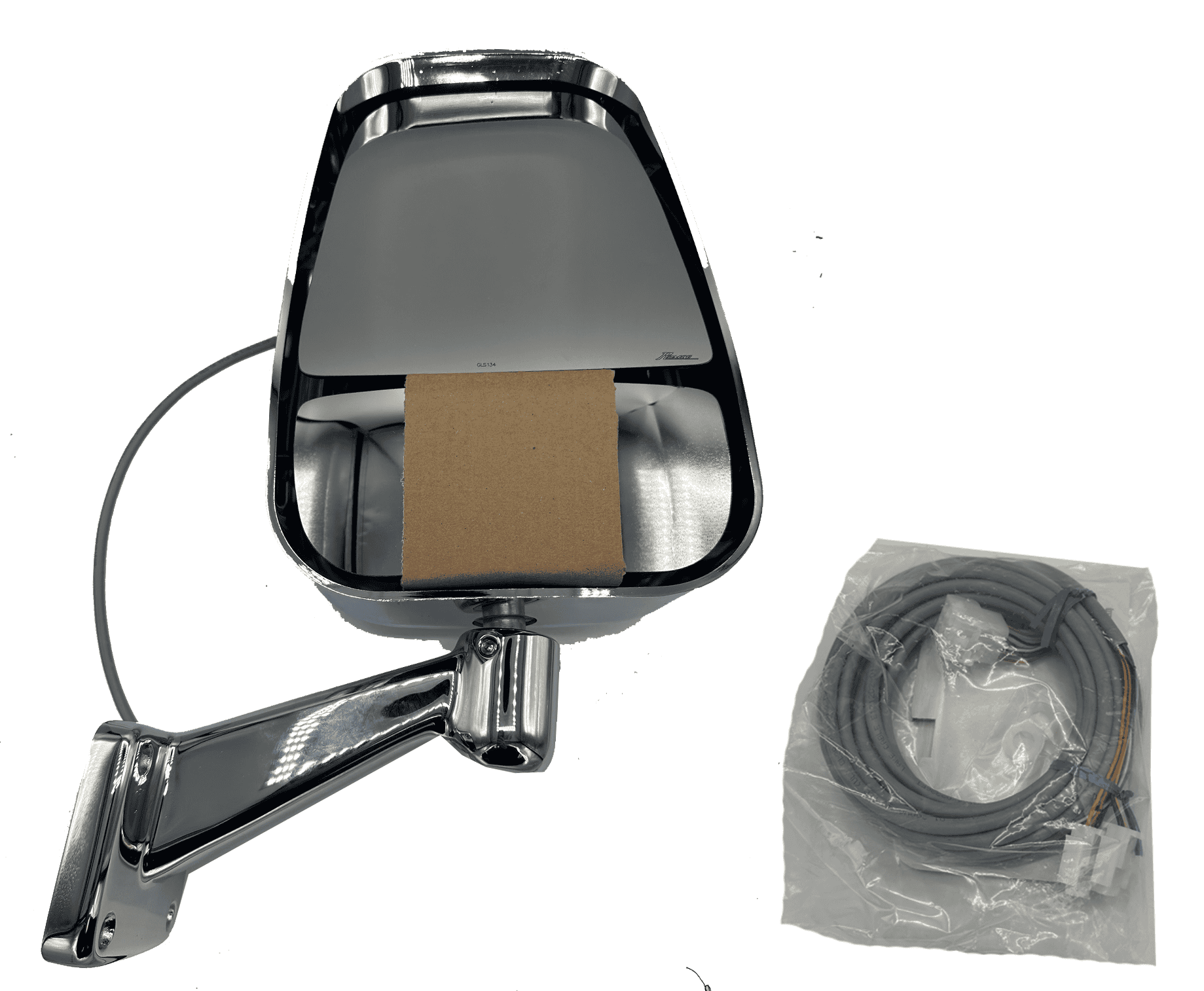 Ramco Mirrors, Chrome Driverside and Officerside Mirrors, CRM-310-1350 ...