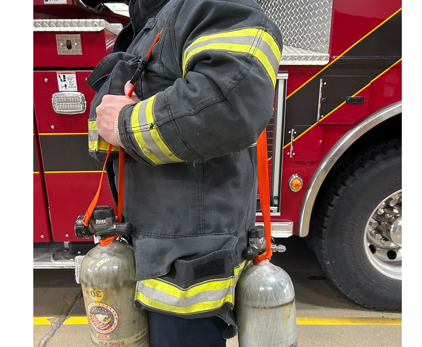 Firefighter Straps, SCBA Bottle Carrying Sling, SCBACS – ResQstore