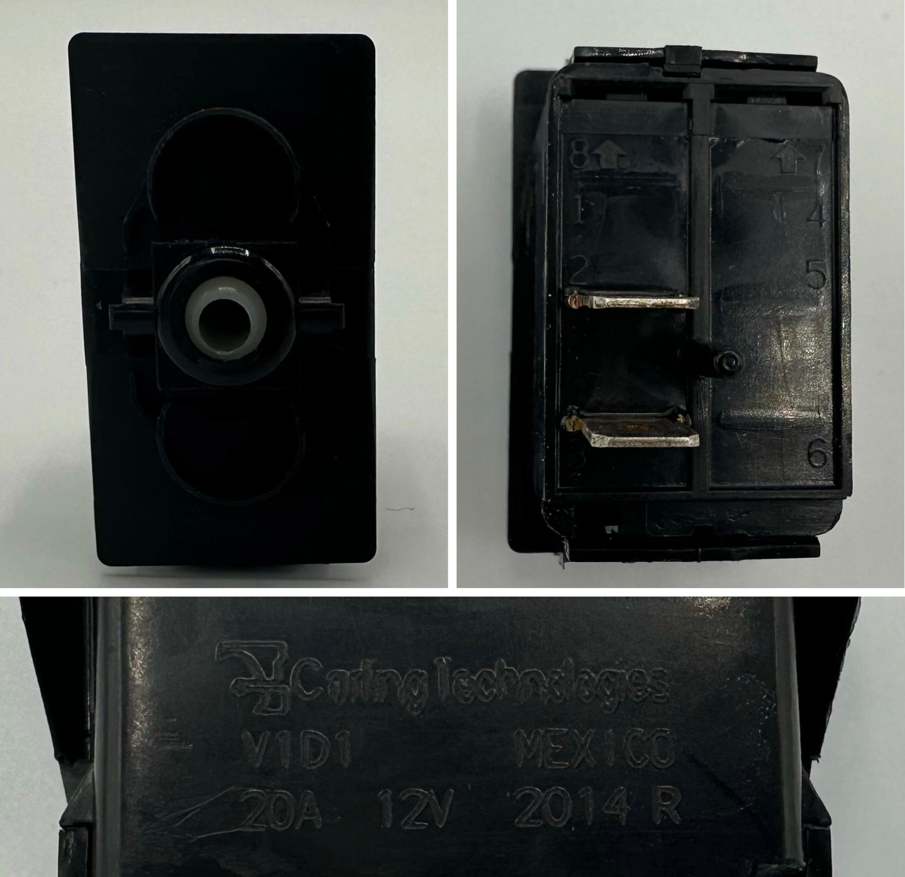 Carling Technologies, On/Off Two Position Switch, No Light - V1D1S00B ...