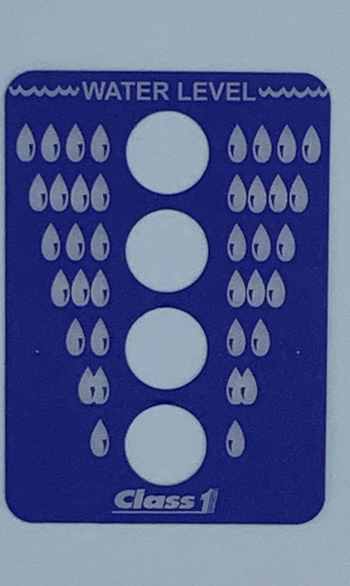 Class 1 ITL-4 Water/Foam Tank Level Label – ResQstore